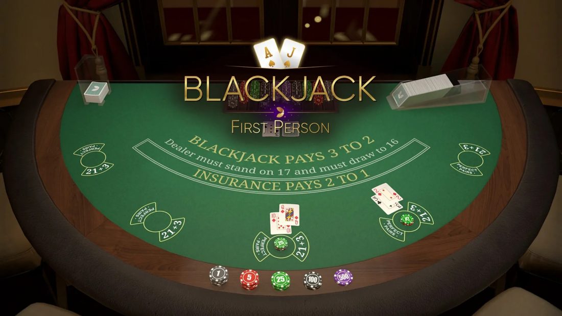 First Person Blackjack: Features of online Blackjack in casinos.